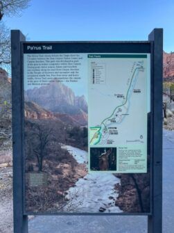 Pa'rus Trail Zion National Park: Easy + Flat Riverside Hike
