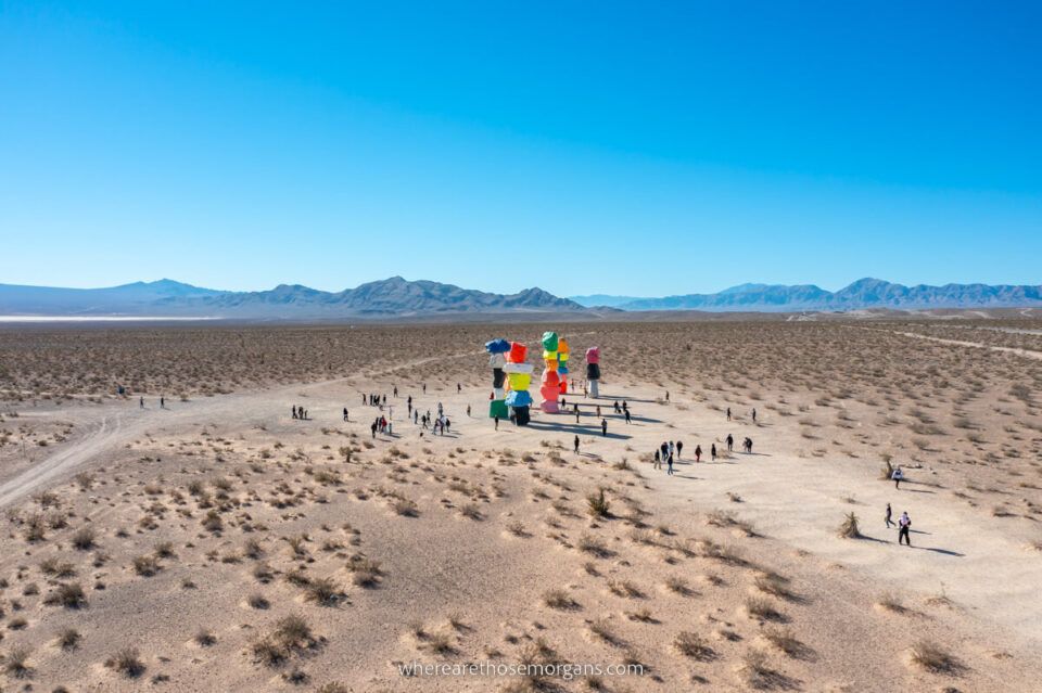 How To Visit Seven Magic Mountains Near Las Vegas
