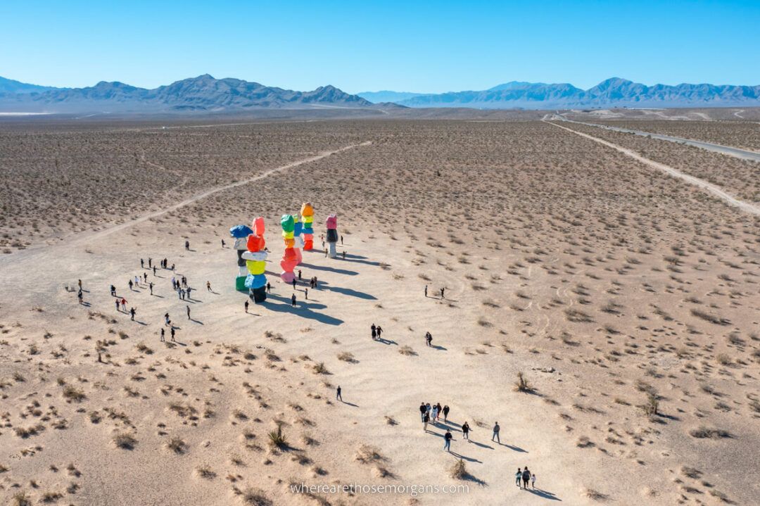 How To Visit Seven Magic Mountains Near Las Vegas