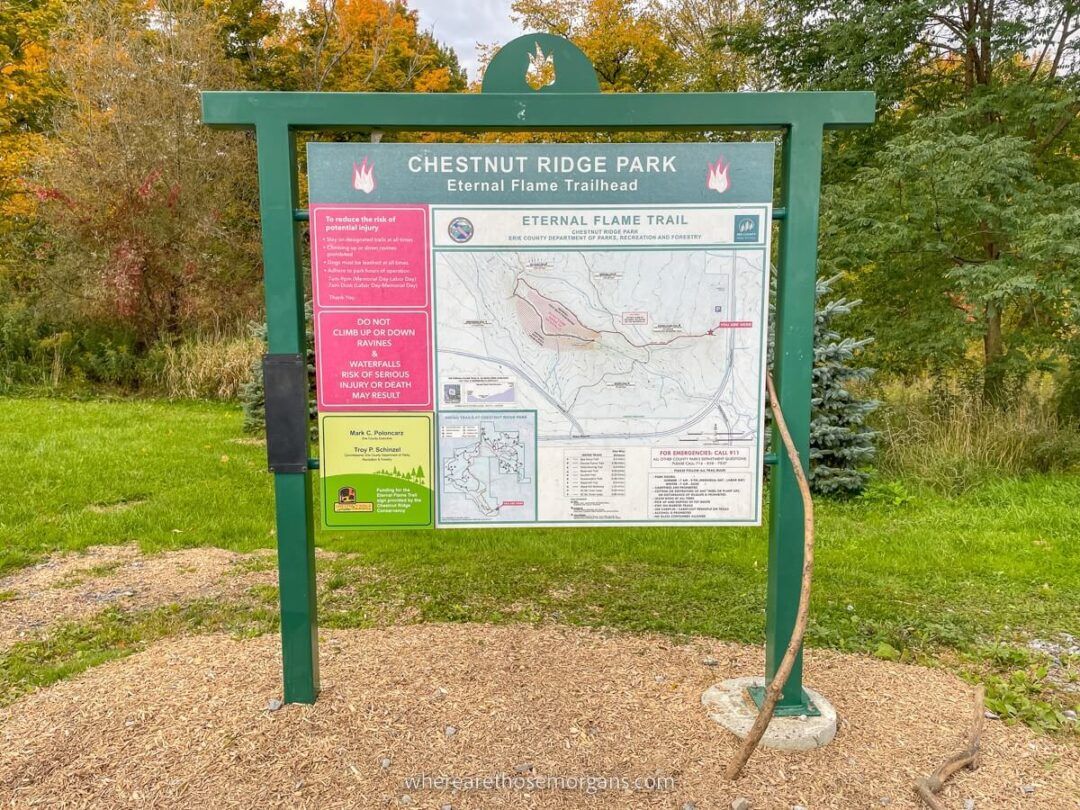 How To Hike To Eternal Flame Falls In New York