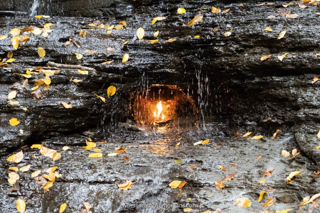How To Hike To Eternal Flame Falls In New York
