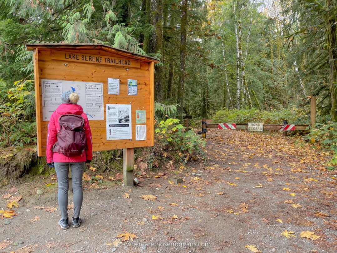 Hiking Lake Serene + Bridal Veil Falls Trail In Washington