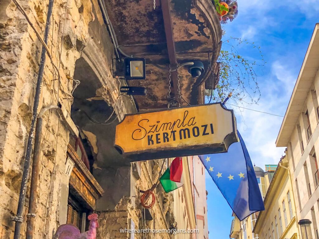 Visiting Szimpla Kert During The Day vs At Night