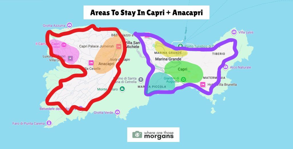 Exactly Where To Stay In Capri + Anacapri
