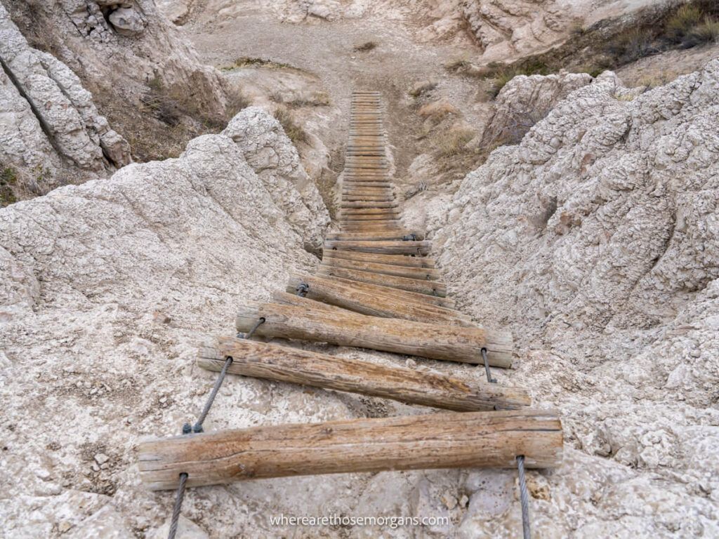 Hiking The Notch Trail In Badlands National Park